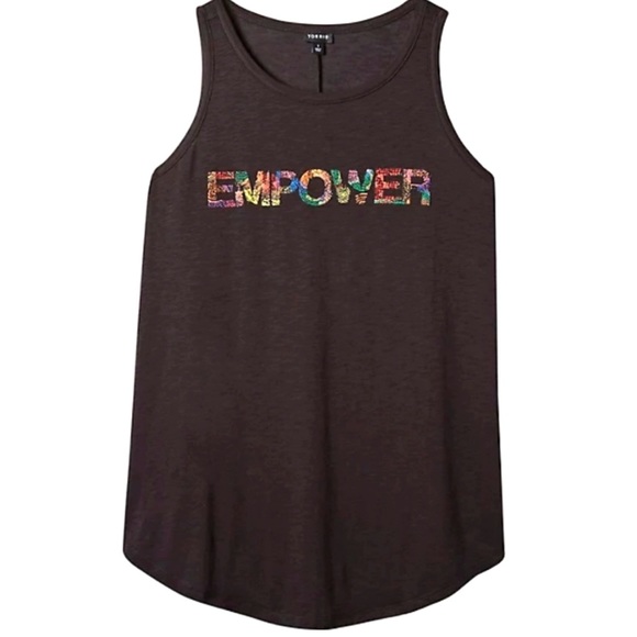 torrid | Tops | Torrid Always Proud Classic Fit Ribbed Tank Pride ...